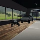 FS19 Tesla Showroom v1.0.0.0 - FS 19 Objects Mod Download