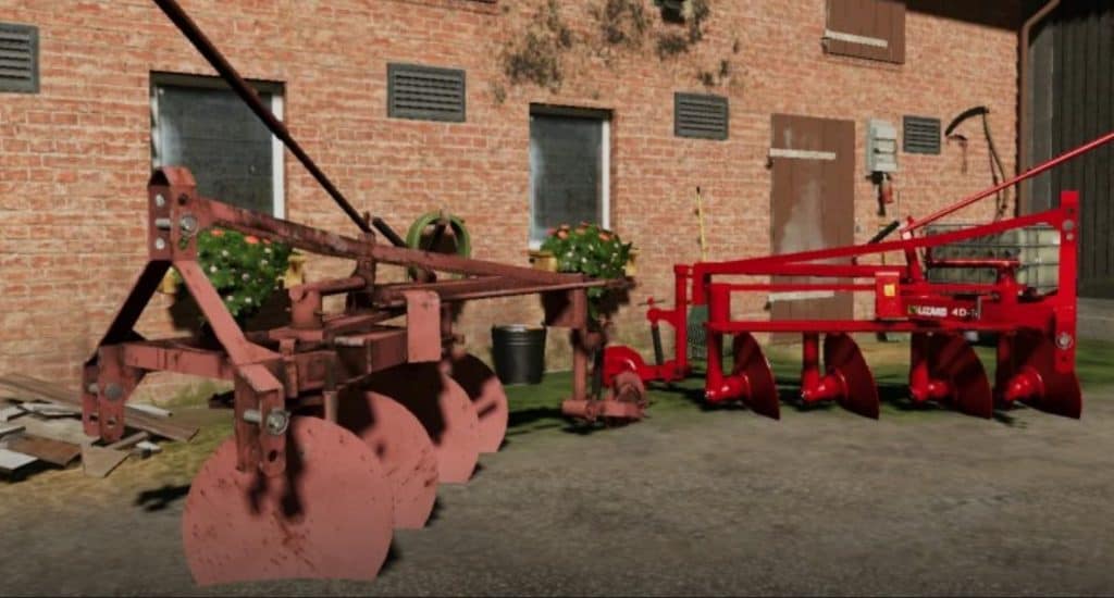 FS19 4DR disc plow v1.0.0.0 - FS 19 Implements & Tools Mod Download