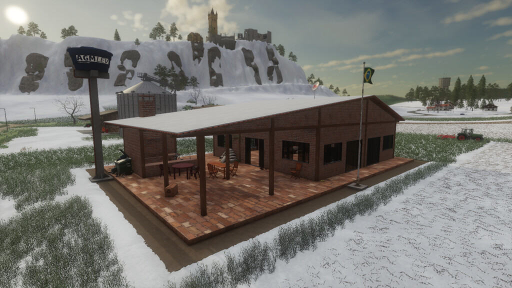 FS19 AGM House Agronópolis 1.0.0.0 - FS 19 Buildings Mod Download