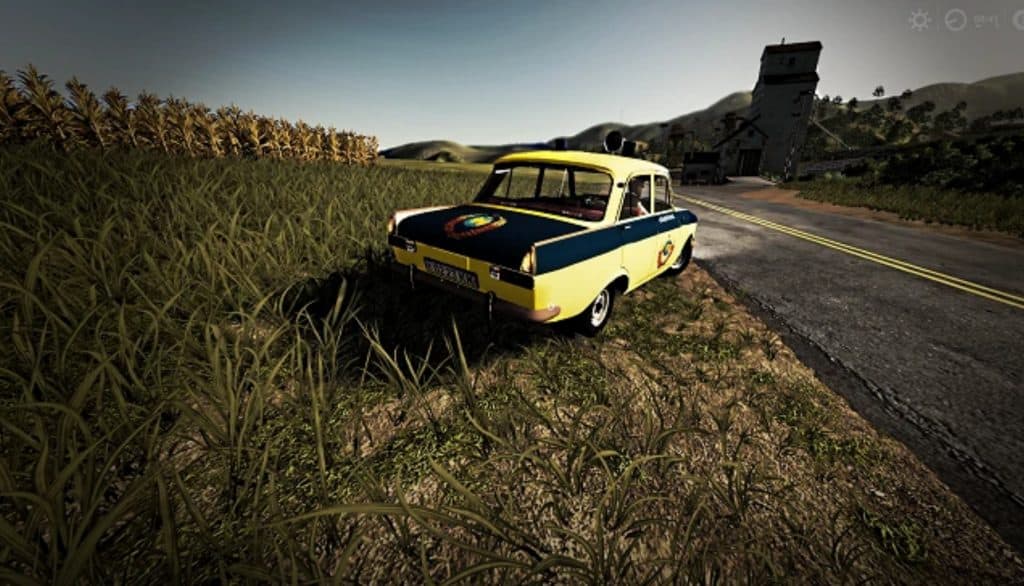 FS19 AZLK 412 militia of the USSR v1.0.0.0 - FS 19 Cars Mod Download