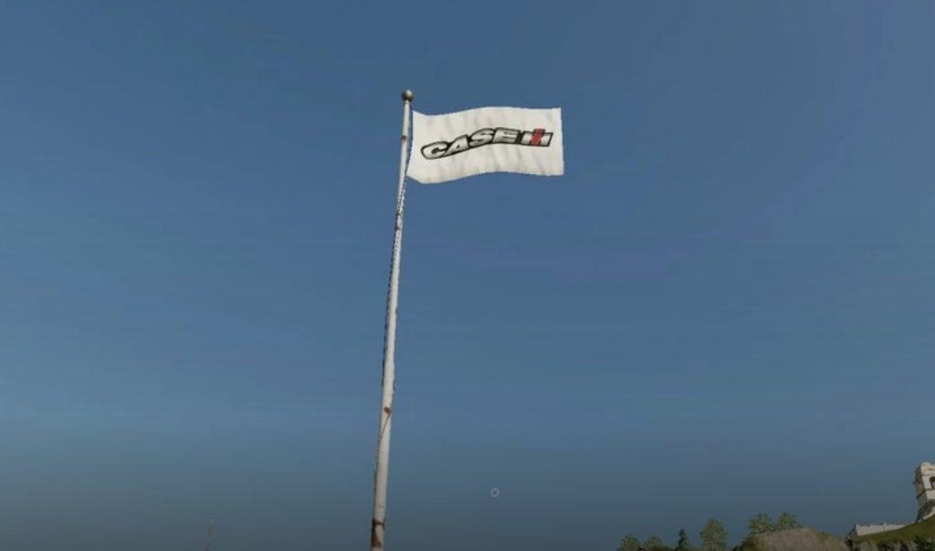 FS19 Case Flag v1.0.0.0 - FS 19 Objects Mod Download