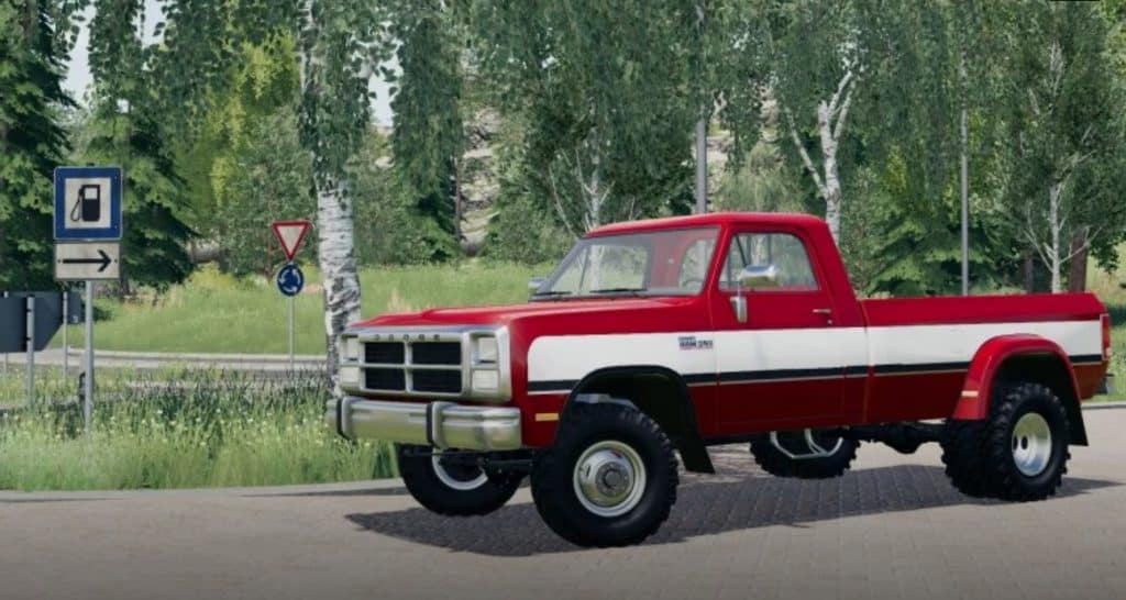 FS19 DODGE RAM W350 1993 v1.0.0 (1) - Farming simulator 19 / 17 / 15 Mod