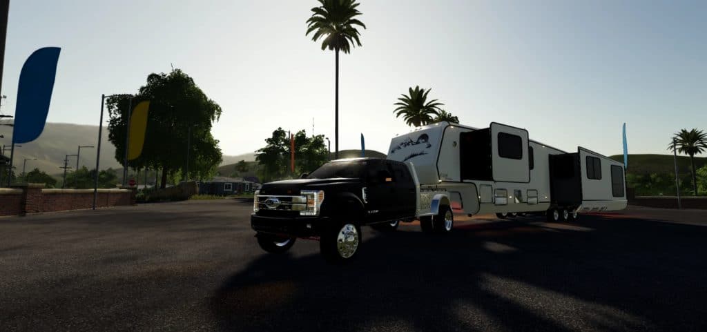 FS19 EQM SlideOut Camper v1.0.0.0 - FS 19 Trailers Mod Download