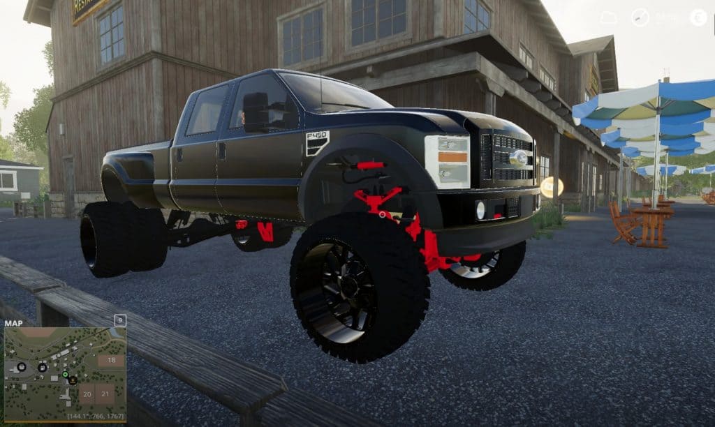 FS19 Ford show truck dually v1.0.0 (1) - Farming simulator 19 / 17 / 15 Mod