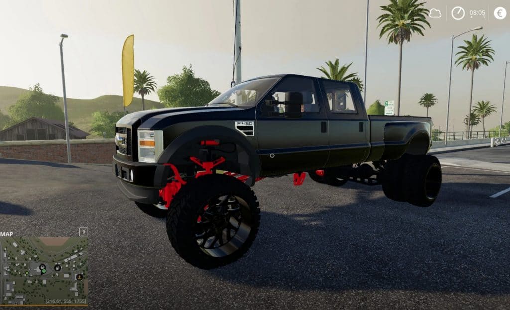 FS19 Ford show truck dually v1.0.0 (3) - Farming simulator 19 / 17 / 15 Mod