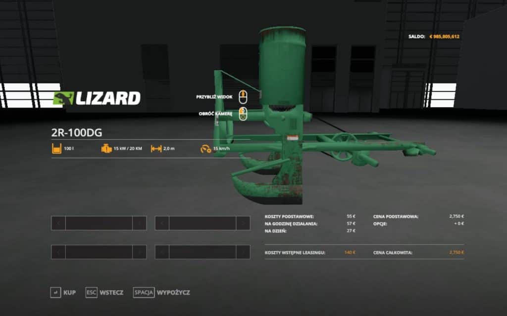 FS19 Lizard two Row Planter v1 (3) - Farming simulator 19 / 17 / 15 Mod