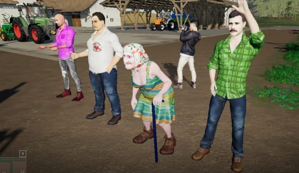 FS19 Placeable People pack v1.0.0.0 - FS 19 Placeable objects Mod Download