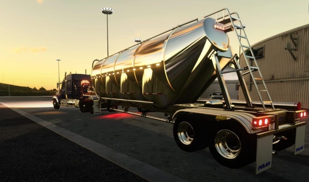 FS19 Polar Pneumatic Bulk Tank Trailer v1.0.0.0 - FS 19 Trailers Mod ...