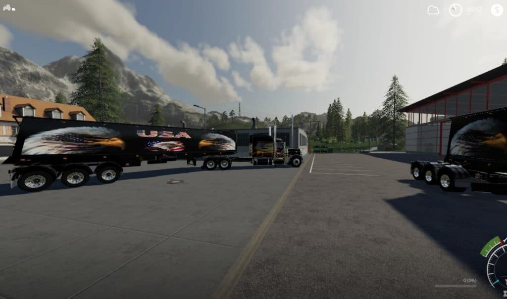 FS19 USA Trailers v1.0.0 (2) - Farming simulator 19 / 17 / 15 Mod
