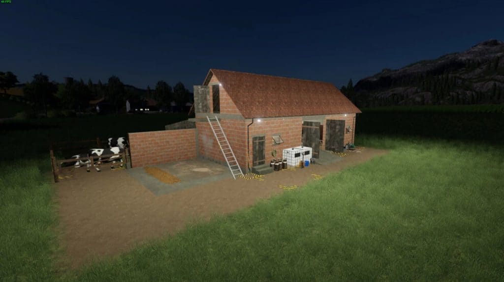 FS19 Cow Barn 30x18 v1.0.0 (2) - Farming simulator 19 / 17 / 15 Mod