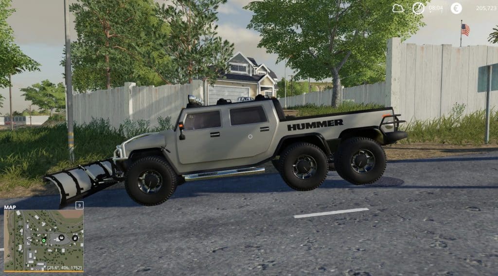 FS19 Hummer 6x6 (with snow plow) v1.0.0 (2) - Farming simulator 19 / 17 ...