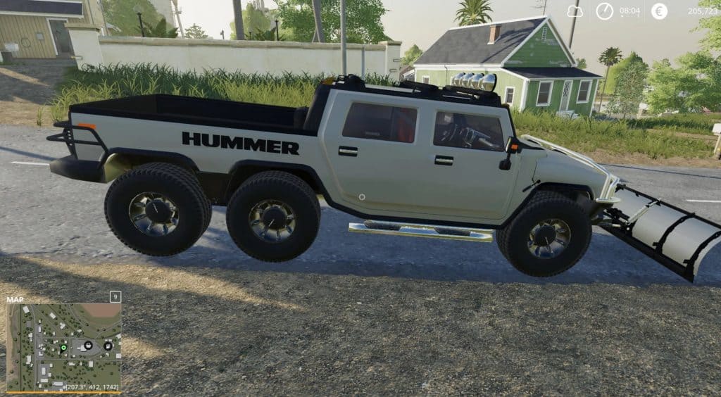 FS19 Hummer 6x6 (with snow plow) v1.0.0 (4) - Farming simulator 19 / 17 ...