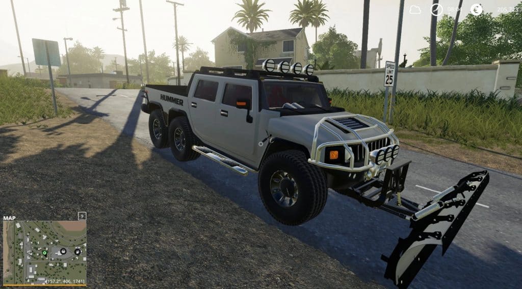 FS19 Hummer 6x6 (with snow plow) v1.0.0.0 - FS 19 Cars Mod Download