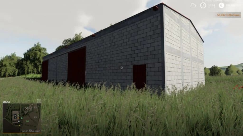 FS19 Machine hall v1.0.0 (1) - Farming simulator 19 / 17 / 15 Mod