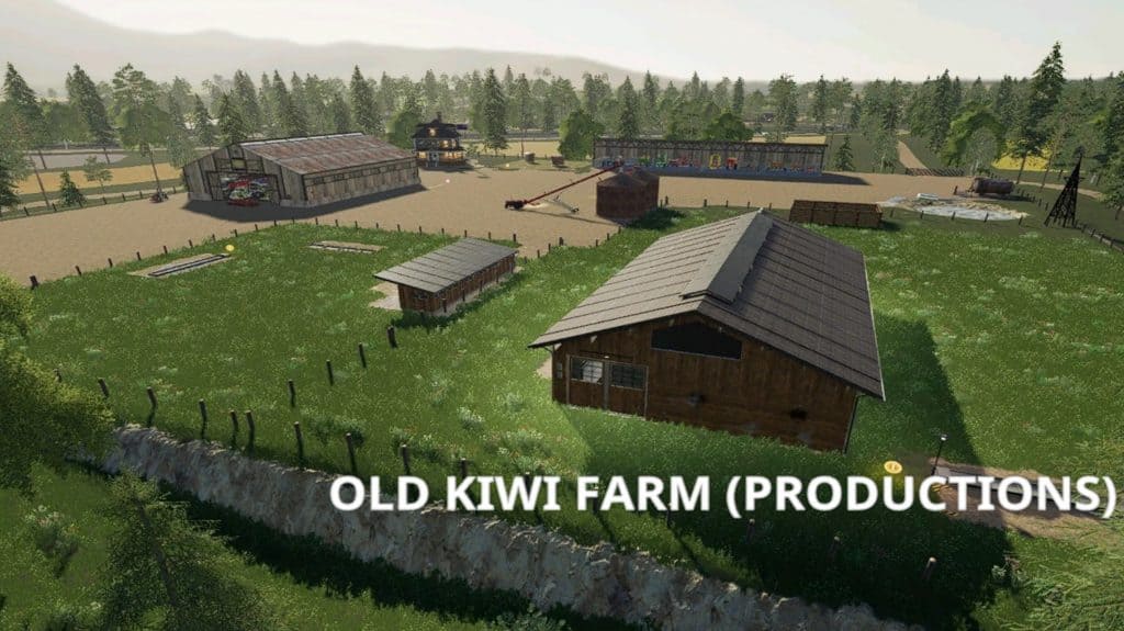 FS19 Old Kiwi Farm Productions v1.0 - FS 19 Maps Mod Download
