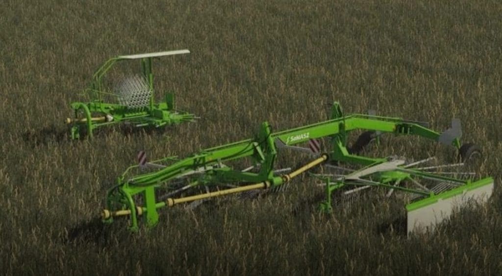 FS19 SAMASZ RAKE PACK v1.0.0 (1) - Farming simulator 19 / 17 / 15 Mod