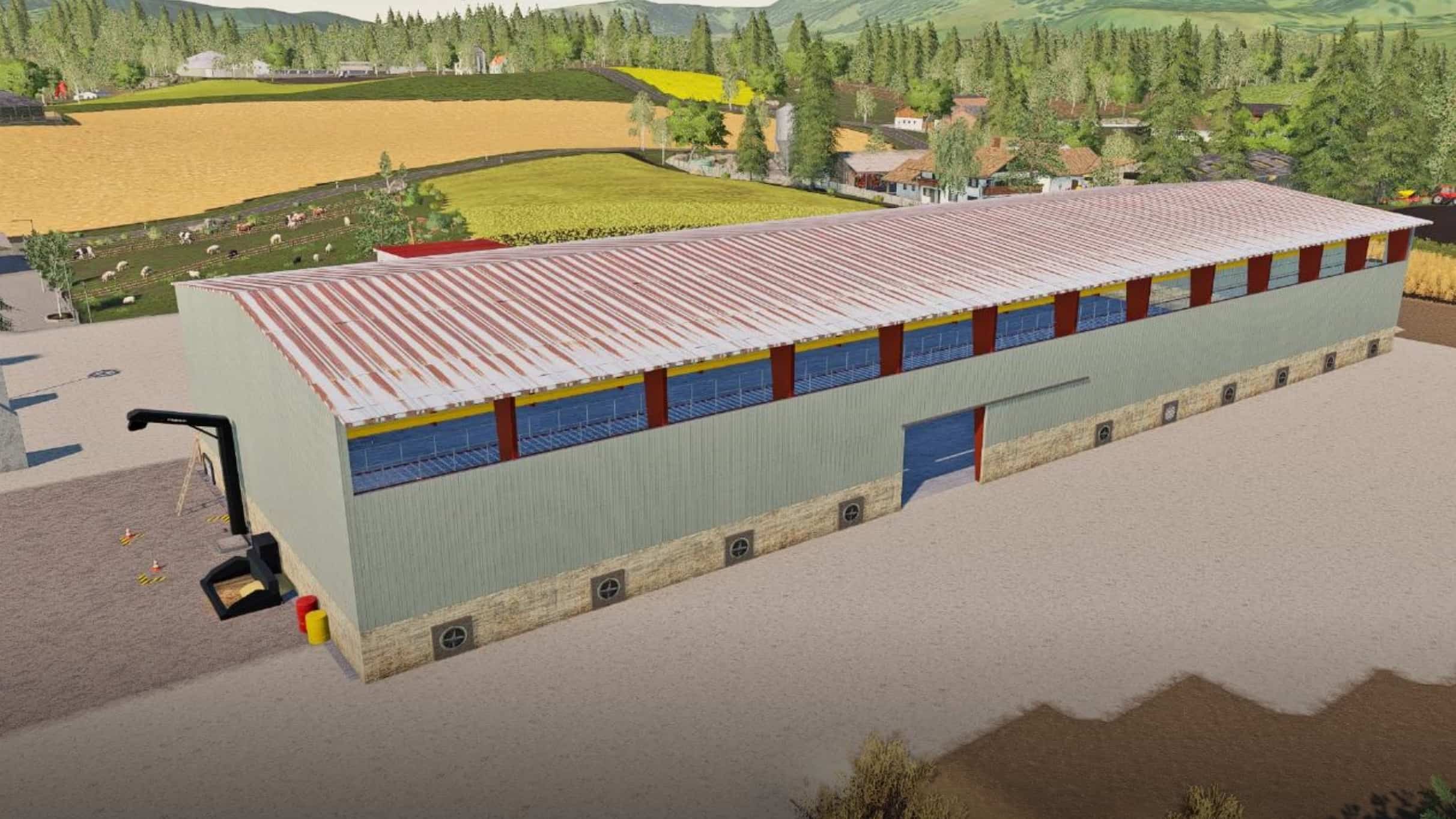 FS19 SENÍK JRD / PD X2 Straw Storage Silo v1.0.0.0 - FS 19 Objects Mod ...