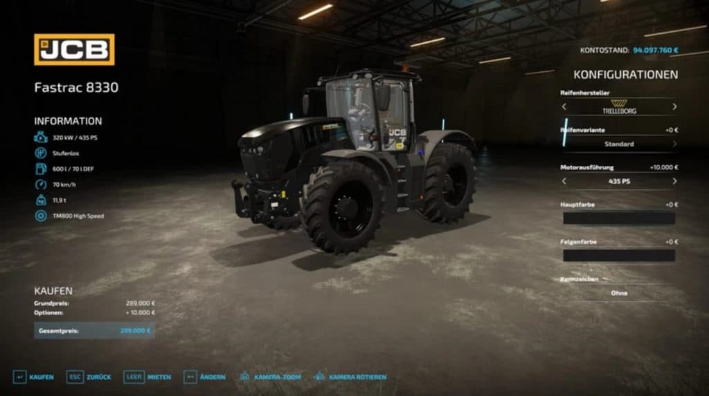 FS22 Fastrac 8330 Tuning v1.0.0 (5) - Farming simulator 19 / 17 / 15 Mod
