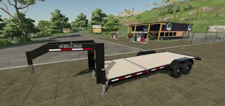 FS22 Wood Trailer v1.0.2 - FS 22 Trailers Mod Download