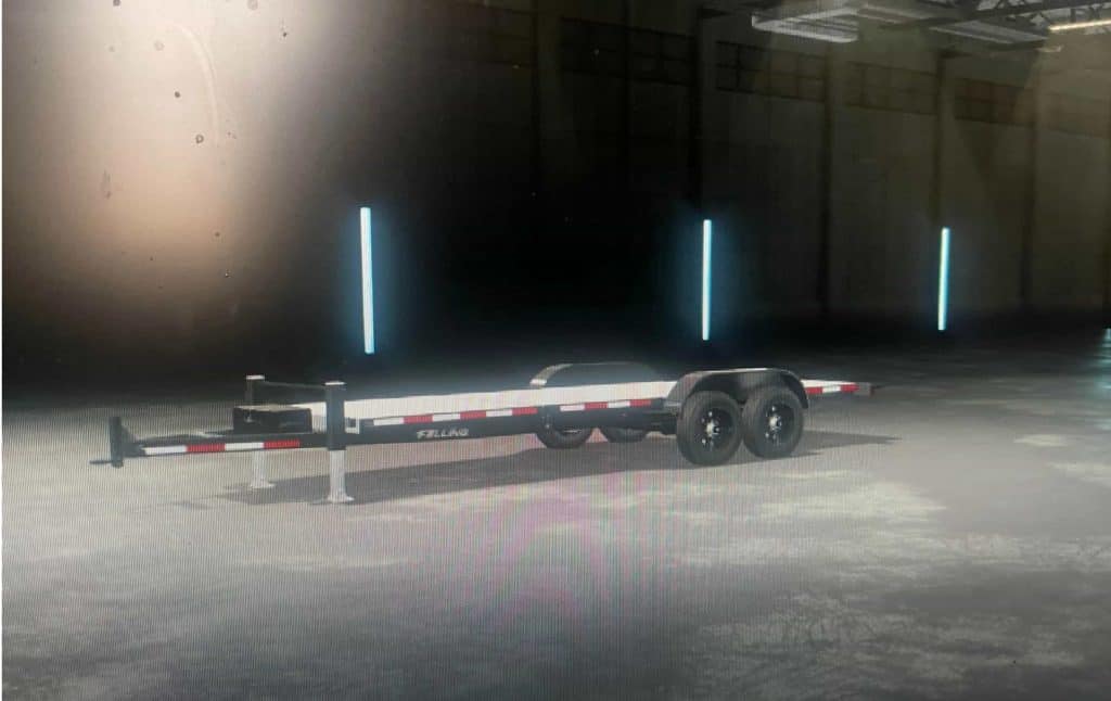 FS22 Felling Tilt Trailer v1.0.0.0 - FS 22 Trailers Mod Download