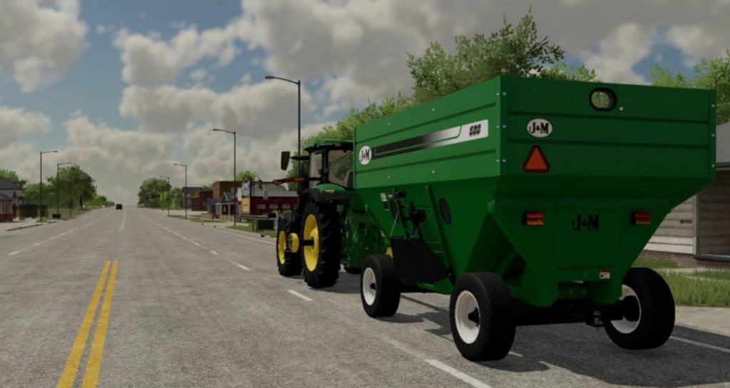 FS22 J&M 680 GRAVITY WAGON v1.0.0.1 - FS 22 Trailers Mod Download
