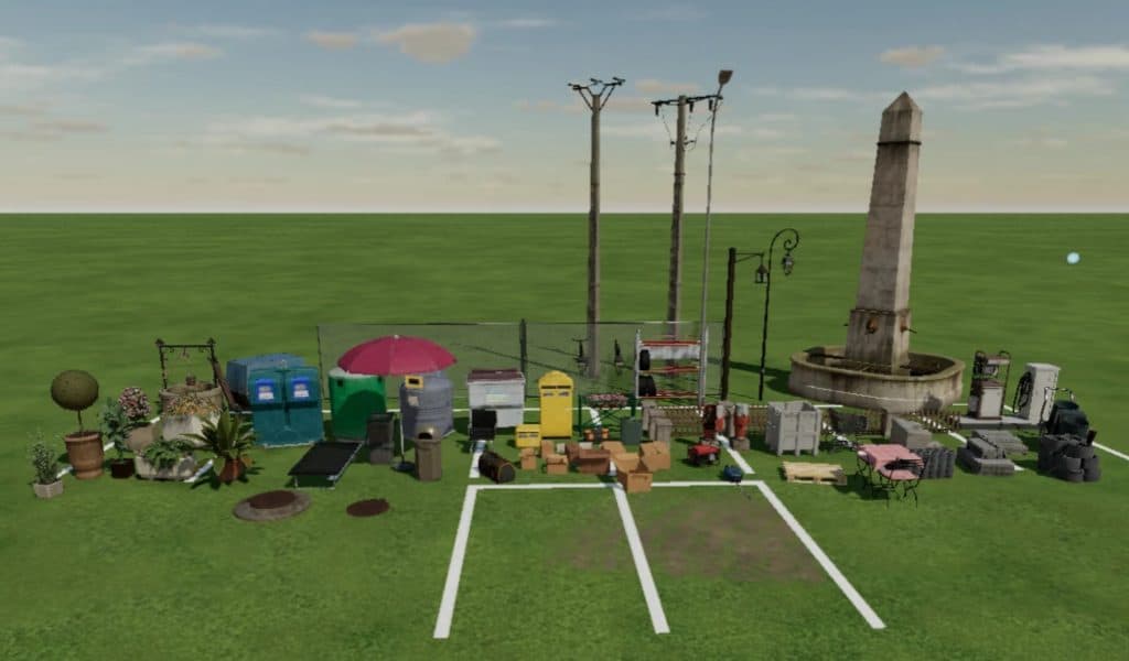 FS22 Pack I3D Map FR Maison, Props, Panneaux v1.0.0 (4) - Farming ...