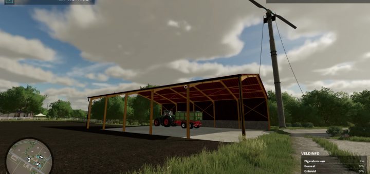 FS22 Small Shed v1.0 - FS 22 Objects Mod Download