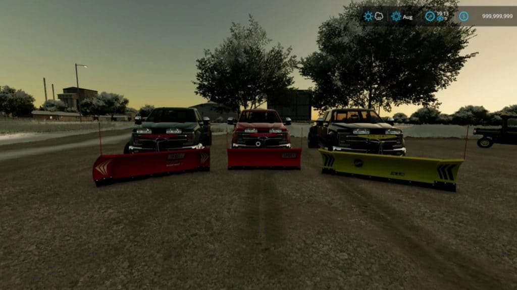 FS22 Wester Snow Plow Pack v1.0.0 (1) - Farming simulator 19 / 17 / 15 Mod