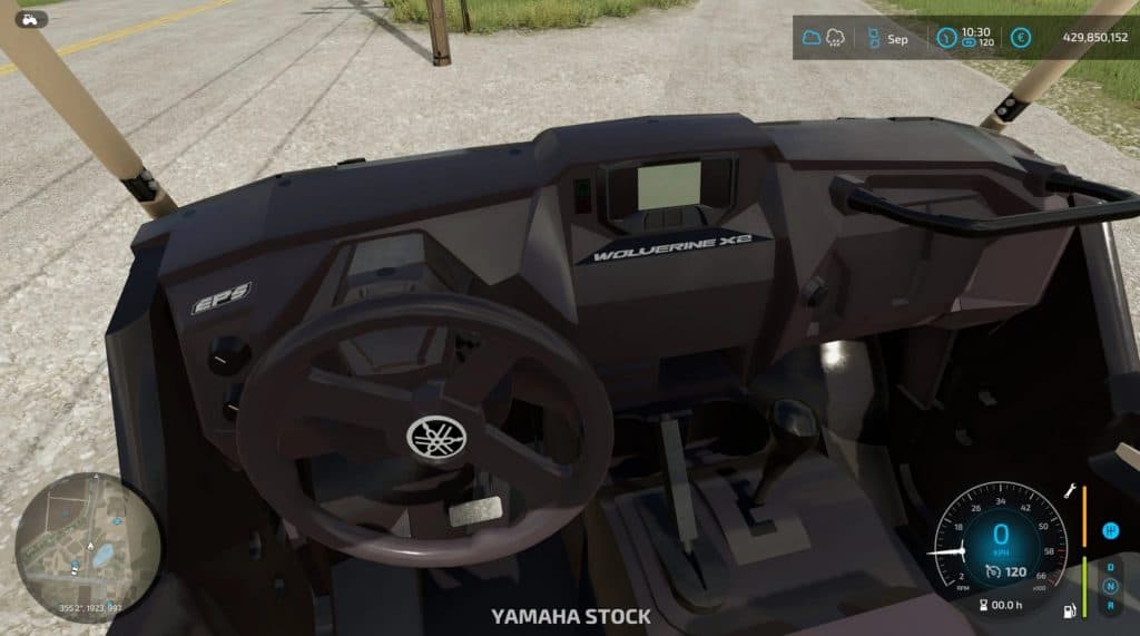 FS22 1000 Yamaha Wolverine v1.0.0 (1) - Farming simulator 19 / 17 / 15 Mod