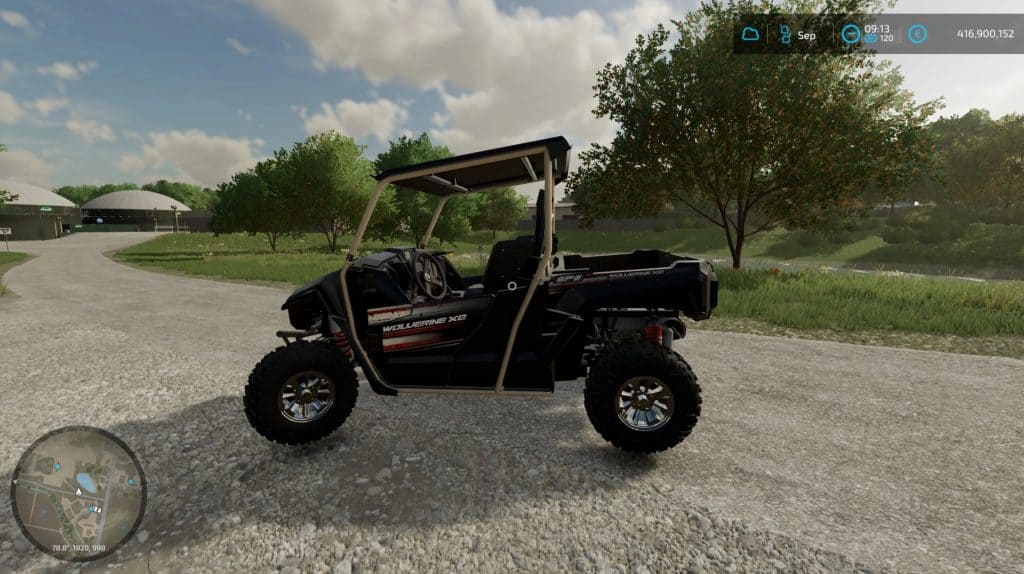 FS22 1000 Yamaha Wolverine v1.0.0.0 - FS 22 Cars Mod Download