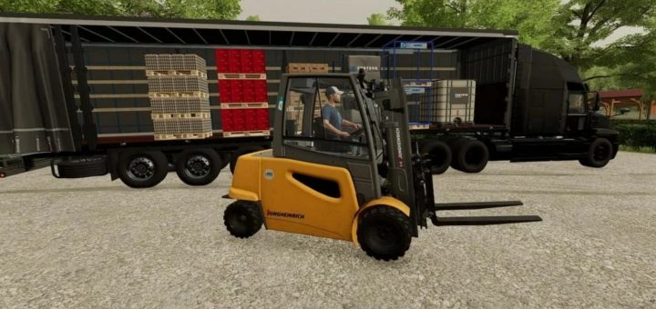 Farming Simulator 22 Forklifts, Excavators Mods | FS22 Forklifts ...
