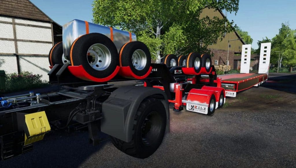 FS22 Exile Low Loader v1.2.0.0 - FS 22 Trailers Mod Download