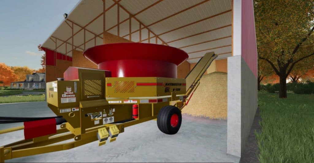 FS22 HAYBUSTER H1130 TUB GRINDER v1.0.0.0 - FS 22 Implements & Tools ...