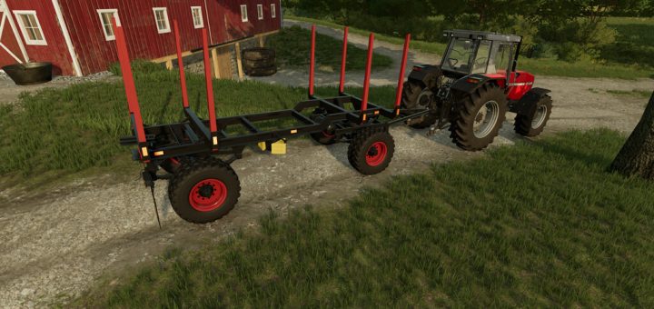 FS22 Big Tex 10pi Landscape Trailer v1.0 - FS 22 Trailers Mod Download