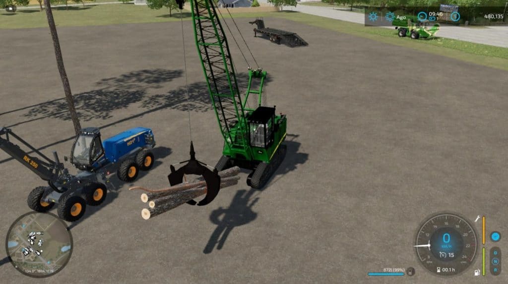 FS22 John Deere Grapple Yarder v1.0.0 (1) - Farming simulator 19 / 17 ...