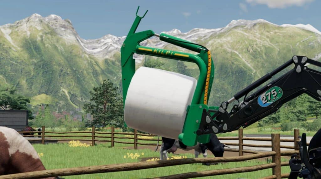 FS22 Kilpi 895 Bale Grab v1.0.0.0 - FS 19 Implements & Tools Mod Download