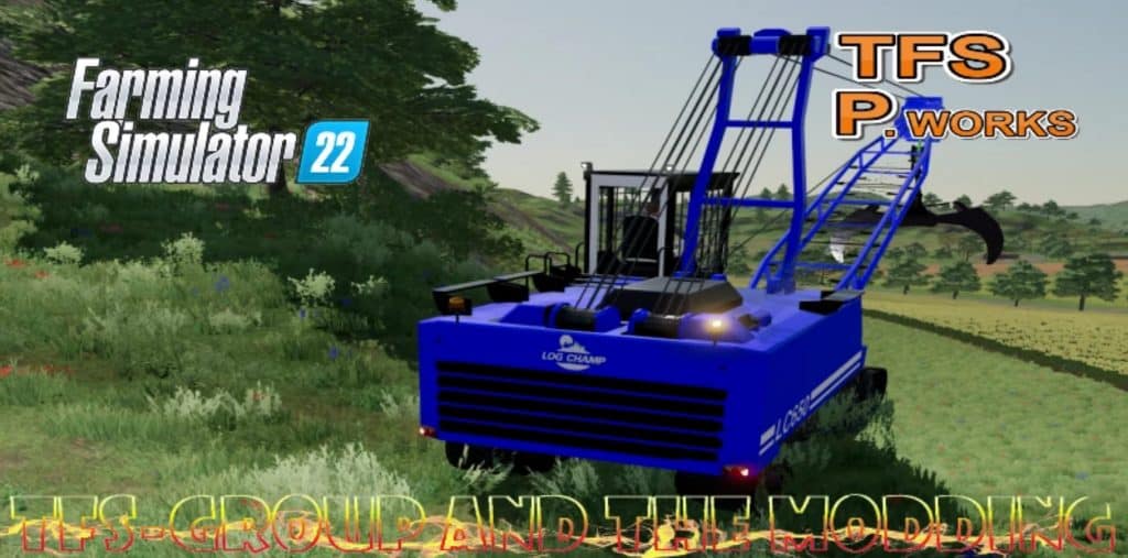 FS22 LOG CHAMP 650 YADERS v1.0.0 (1) - Farming simulator 19 / 17 / 15 Mod