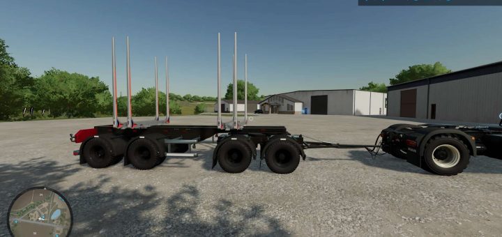 FS22 2020 Exiss Horse trailer V2.0 - FS 22 Trailers Mod Download