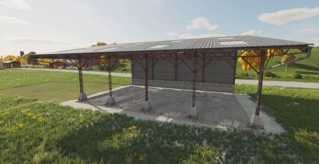 FS22 METAL SHED V3.0 - FS 22 Objects Mod Download