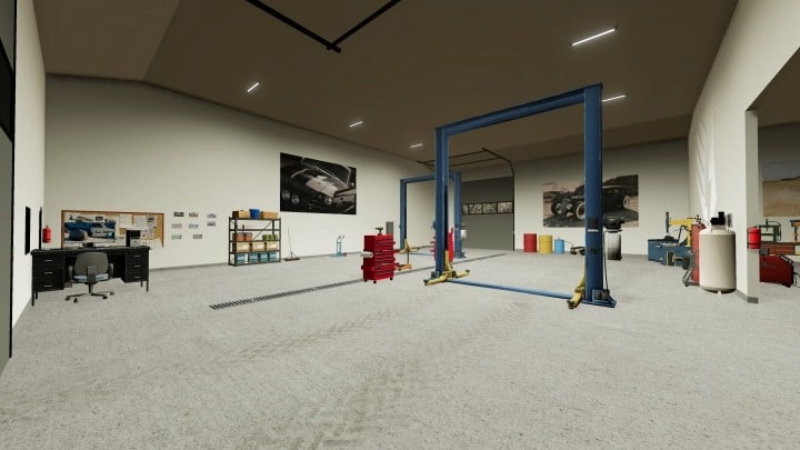 FS22 Modern 72×160 Shed V1.0 - FS 22 Buildings Mod Download