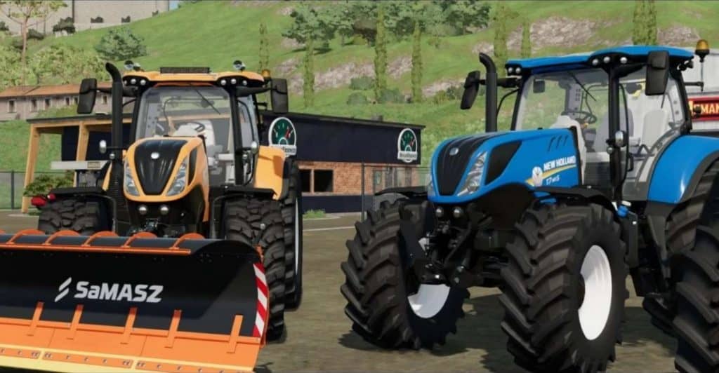 FS22 New Holland T7 SWB v1.0.0 (1) - Farming simulator 19 / 17 / 15 Mod