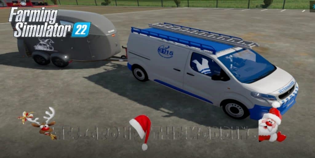 FS22 PEUGEOT EXPERT VETERINAIRE v1.0.0.0 - FS 22 Vehicles Mod Download