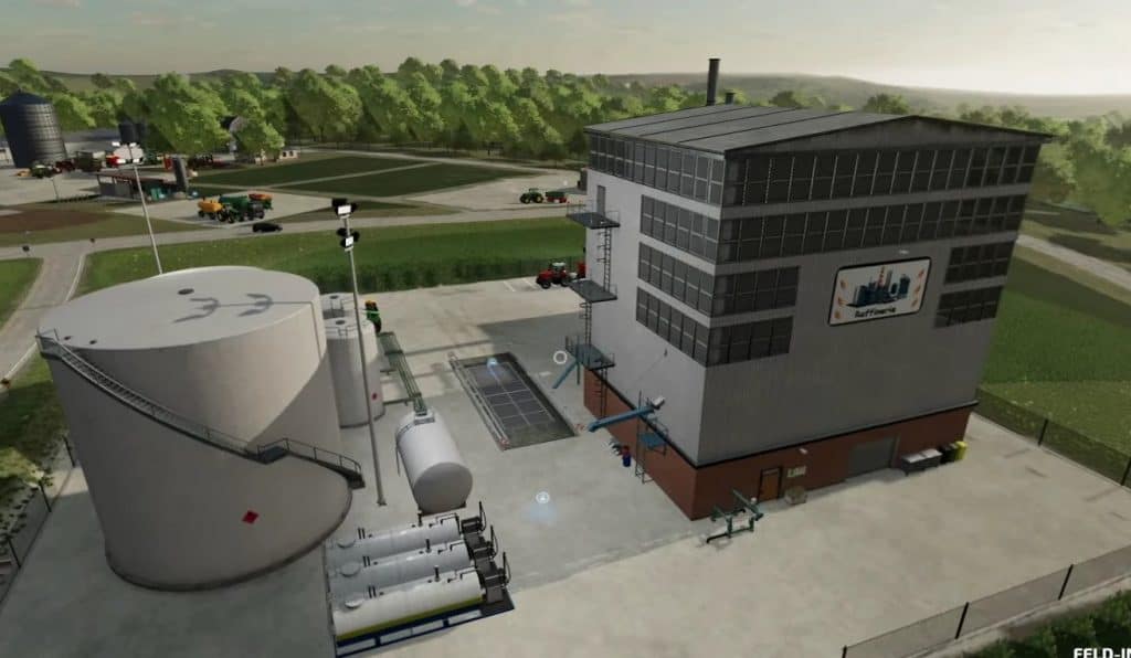 FS22 Refinery Diesel production v1.0 - FS 22 Buildings Mod Download