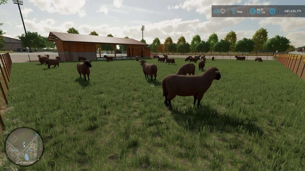 FS22 Sheep Barn Big v1.0.0.0 - FS 22 Objects Mod Download