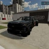 FS22 Slammed Chevrolet Silverado 3500 HD V1.0.0.1 - FS 22 Cars Mod Download
