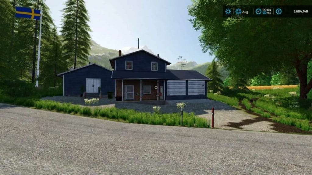 FS22 Swedish Skogberg Map V1 (1) - Farming simulator 19 / 17 / 15 Mod