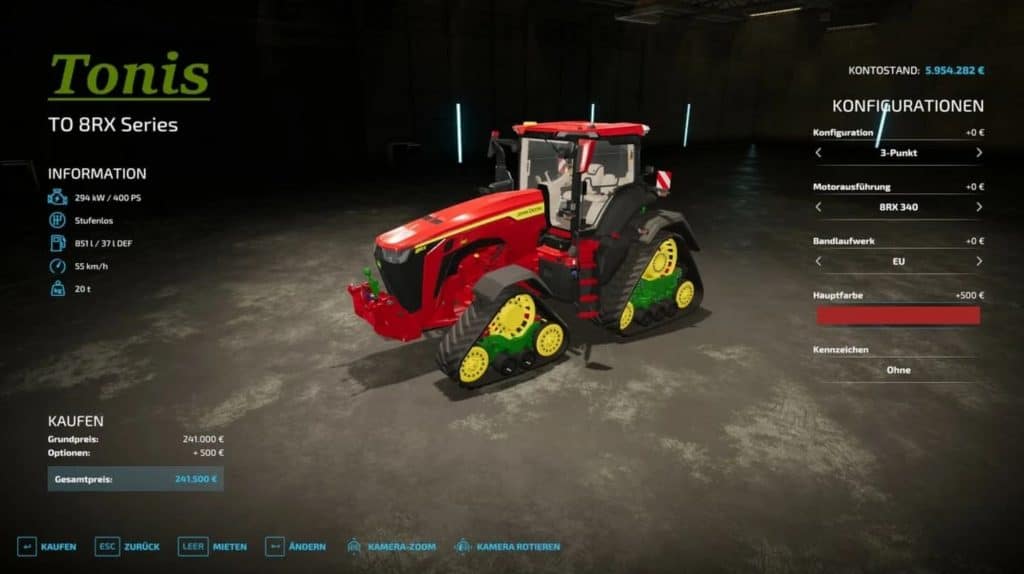 FS22 TO 8RX Series Tractor Beta (2) - Farming simulator 19 / 17 / 15 Mod