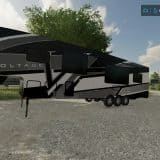 FS22 Voltage 5th Wheel Toy Hauler Camper v1.0.0.0 - FS 22 Trailers Mod ...