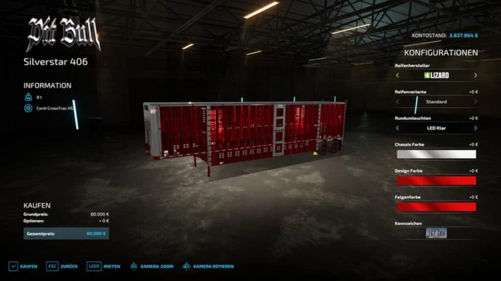 FS22 Wilson Silverstar 406 v1.0.0.1 - FS 22 Trailers Mod Download