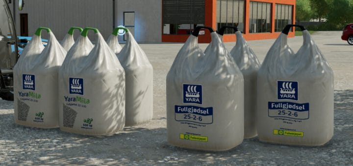 FS22 Danish Bigbags v1.0.0.0 - FS 22 Objects Mod Download